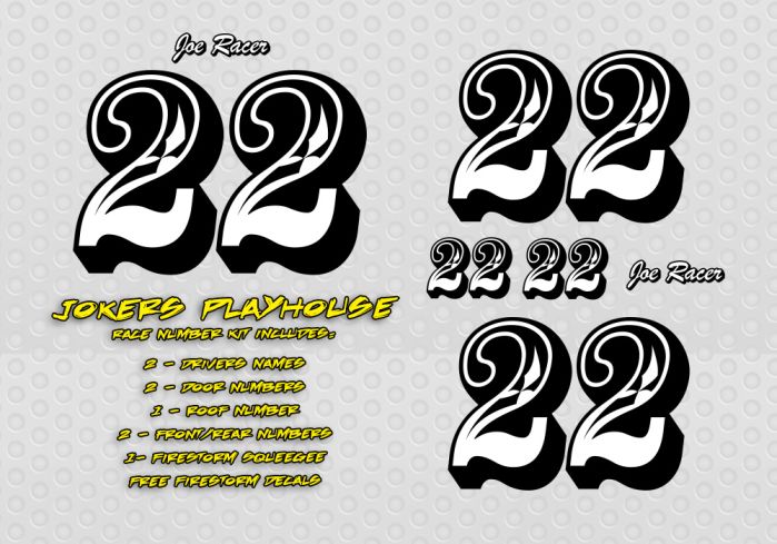 Joker's Playhouse Number Kit