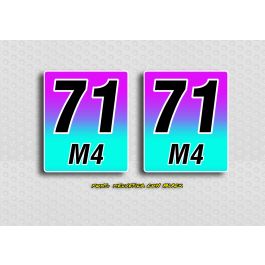 Arctic SCCA Rectangles Number Kit