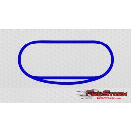 Auto Club Speedway Large Oval Track Decal -Wall Decal