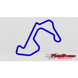 Autobahn Country Club South Circuit Track Decal - Wall Decal