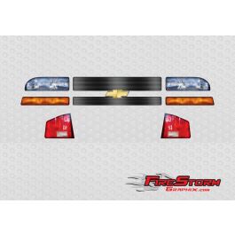 Chevy S-10 Headlight Decal Kit
