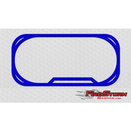 Indianapolis Motor Speedway Oval Track Decal - Wall Decal