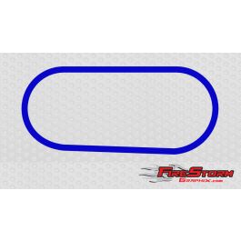 Milwaukee Mile Oval Track Decal - Wall Decal