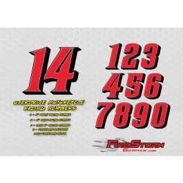 Overdrive Motorcycle Racing Number